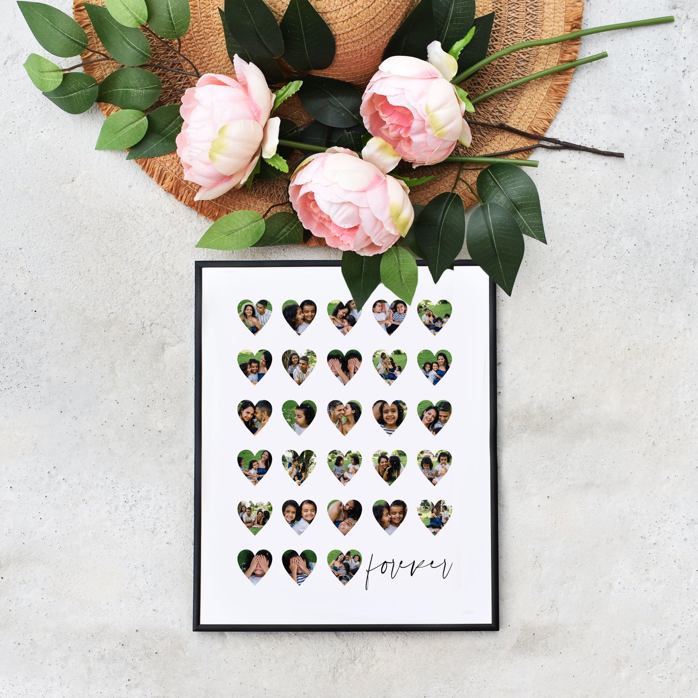 Heart Grid Photo Collage – playfulpixiestudio