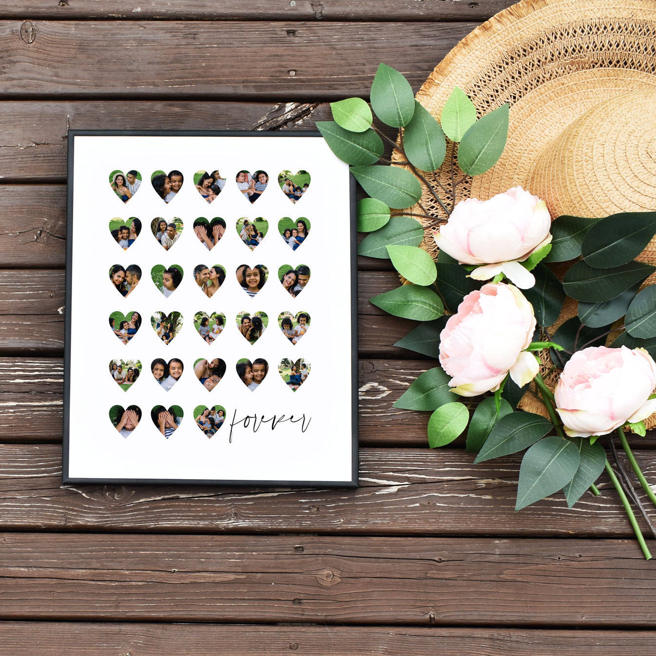 Heart Grid Photo Collage – playfulpixiestudio