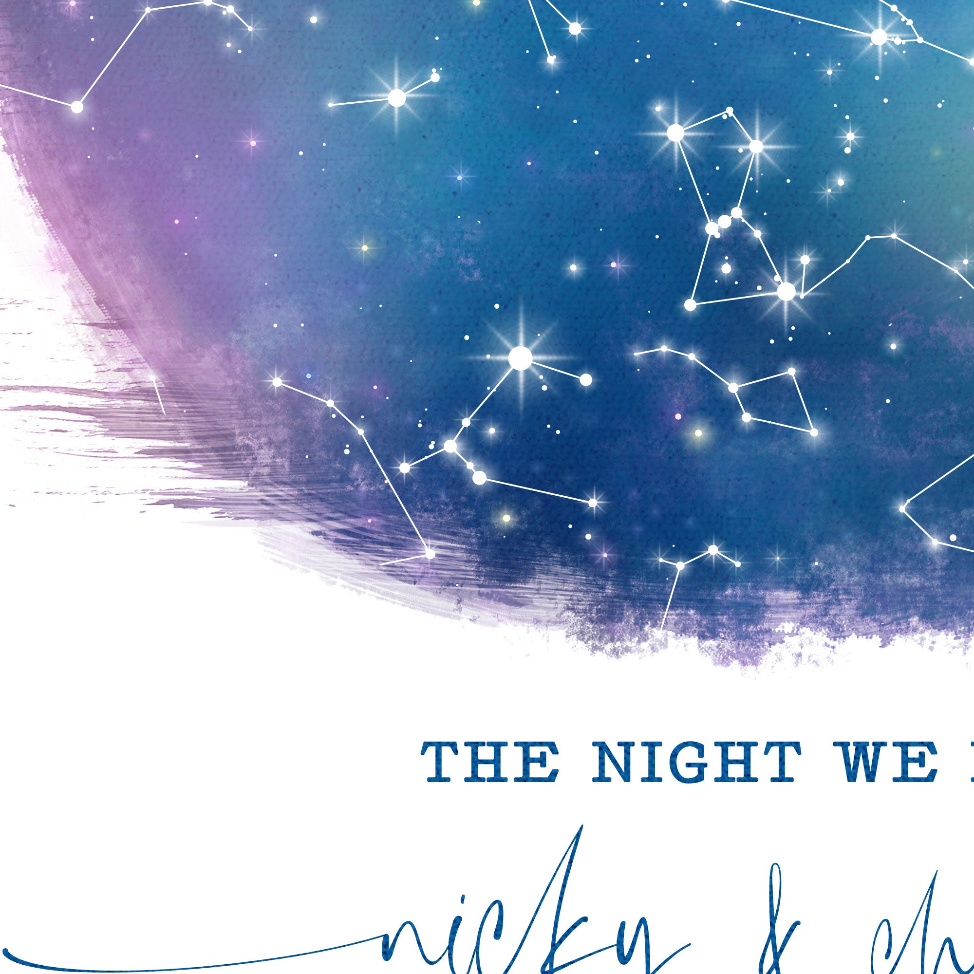 Custom Star Map Wall Art | Playful Pixie Studio – playfulpixiestudio